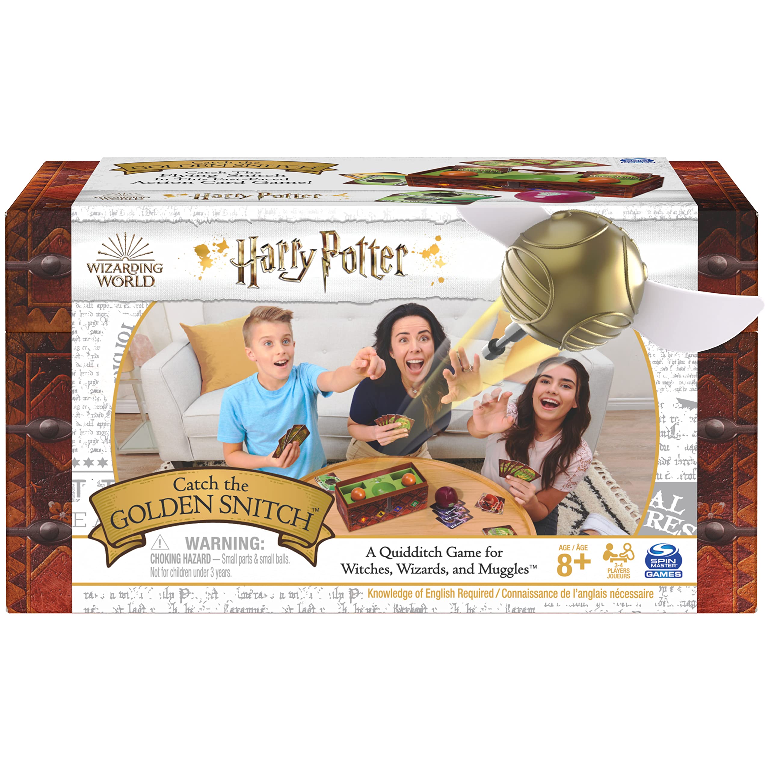 Harry Potter Catch The Golden Snitch, A Quidditch Board Game for Witch ...